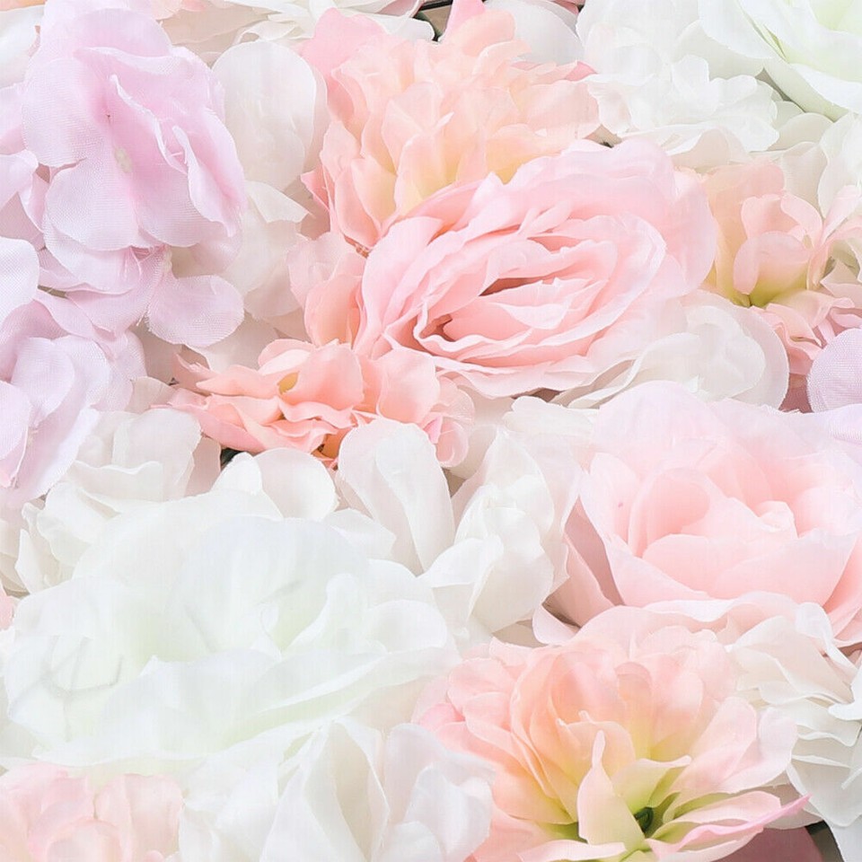 20 Piece Wedding Artificial Flower Wall Silk Floral Wall Background ...