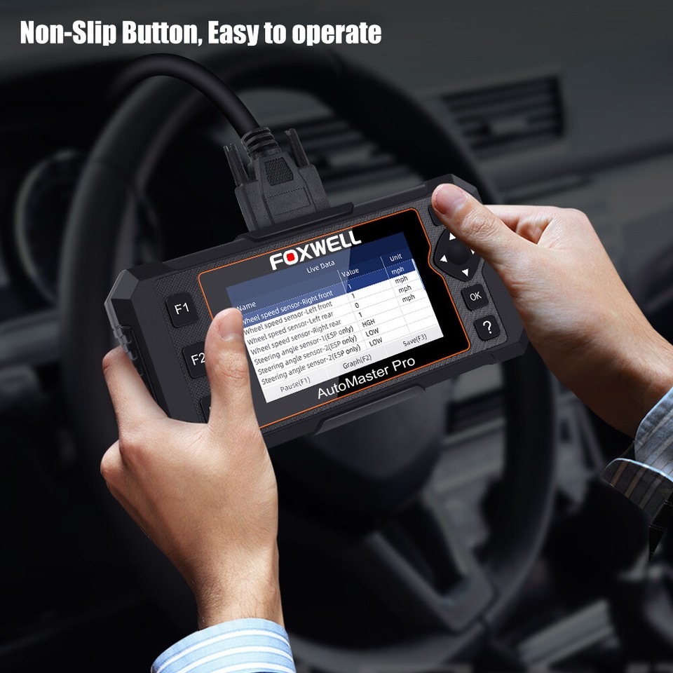 FOXWELL Car All System OBD2 Scanner Fault Code Diagnostic Tool Reset ...