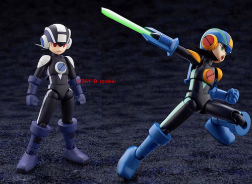 Kotobukiya KP531 Black Rockman EXE Hikari Netto Blue Assembly Figures ...