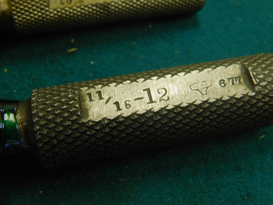 Greenfield USA Thread Plug Go Gage 11/16"-12 U.S.F. | eBay