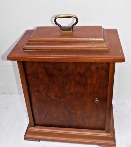 HARRIS MALLOW LANDMARK U.S.A TRIPLE CHIME 8DAY BRACKET CLOCK WORKING ...