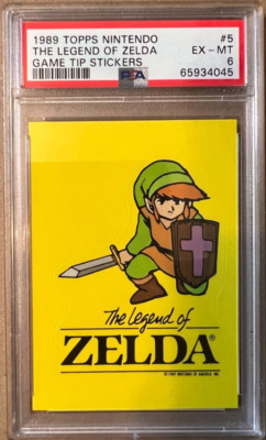 1989 Topps Nintendo Game Tip Stickers #5 The Legend of Zelda PSA 6 | eBay
