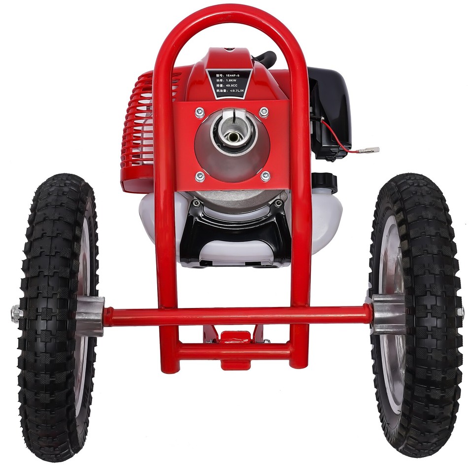 Hand Push Type Grass Cutter Lawn Mower Trimmer Gasoline Brush Cutting ...