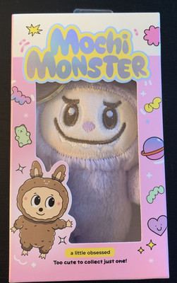 Mochi Collectible Plush Monster Charm Keychain A Little Obsessed Purple ...