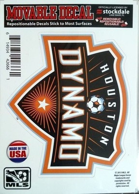 Houston Dynamo 5" Vinyl Die Cut Decal Sticker Repositionable MLS Soccer ...