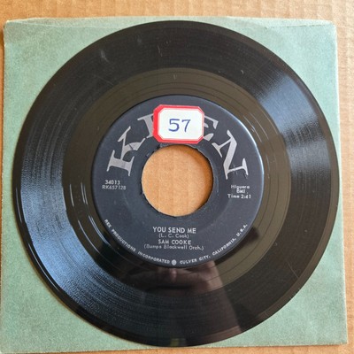SAM COOKE You Send Me/Summertime 45 7" Record Vinyl Records KEEN Soul ...