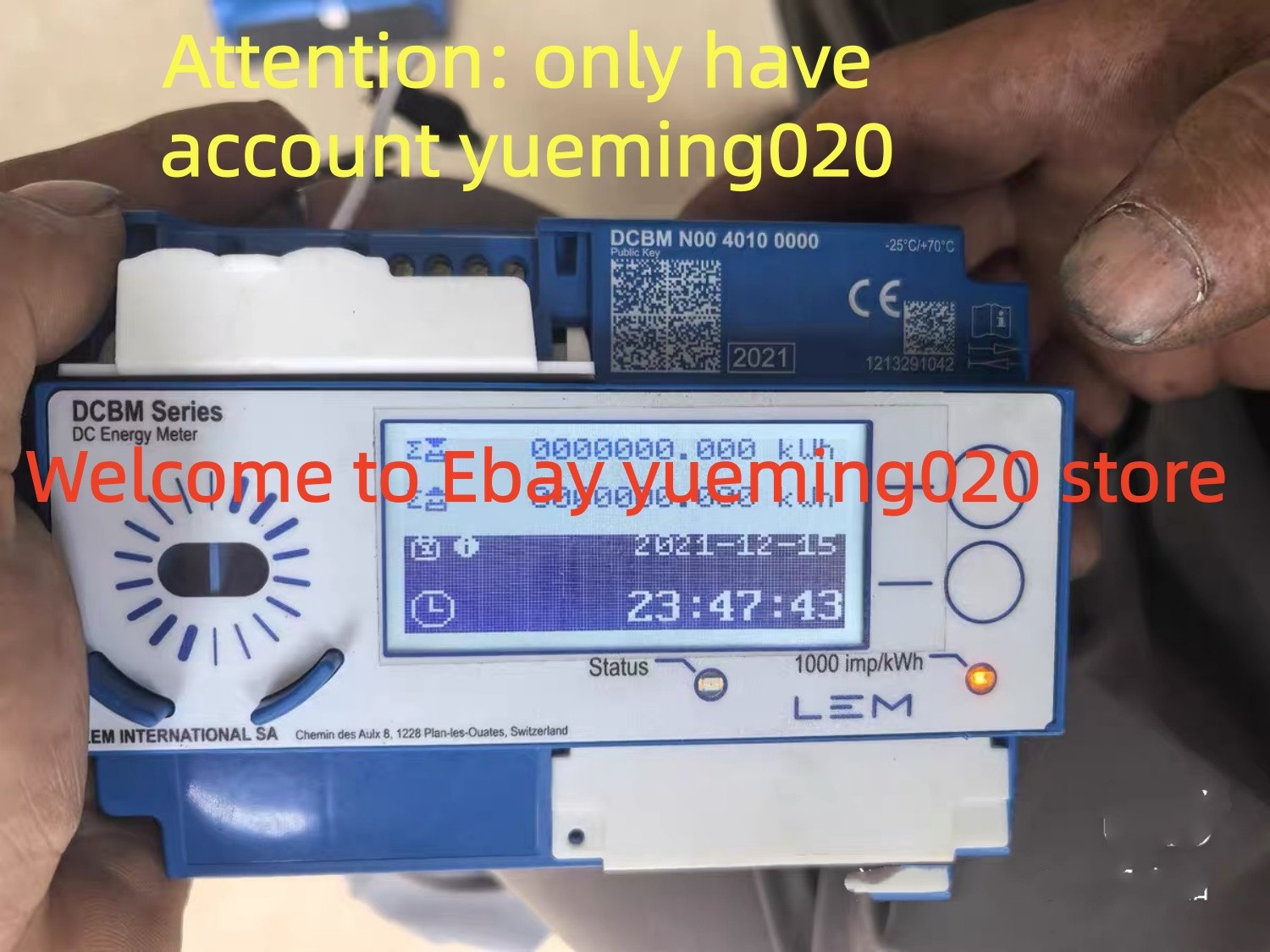 LEM DCBM N00 4010 0000 energy meter DCBMN0040100000 | eBay