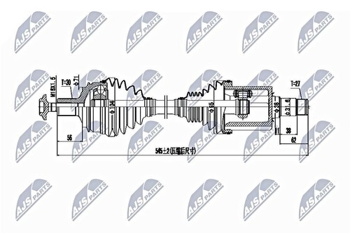 Drive Shaft Front Right For MERCEDES S212 W212 09-16 A2123308000 | eBay