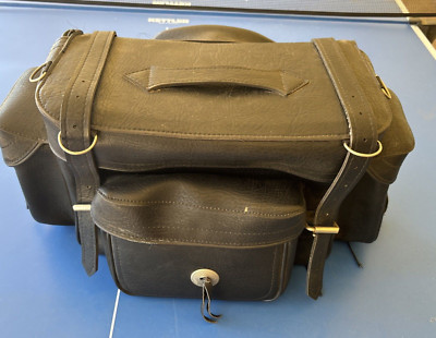 All American Rider Detachable Motorcycle Saddle Bag Heavy Leather 20x ...