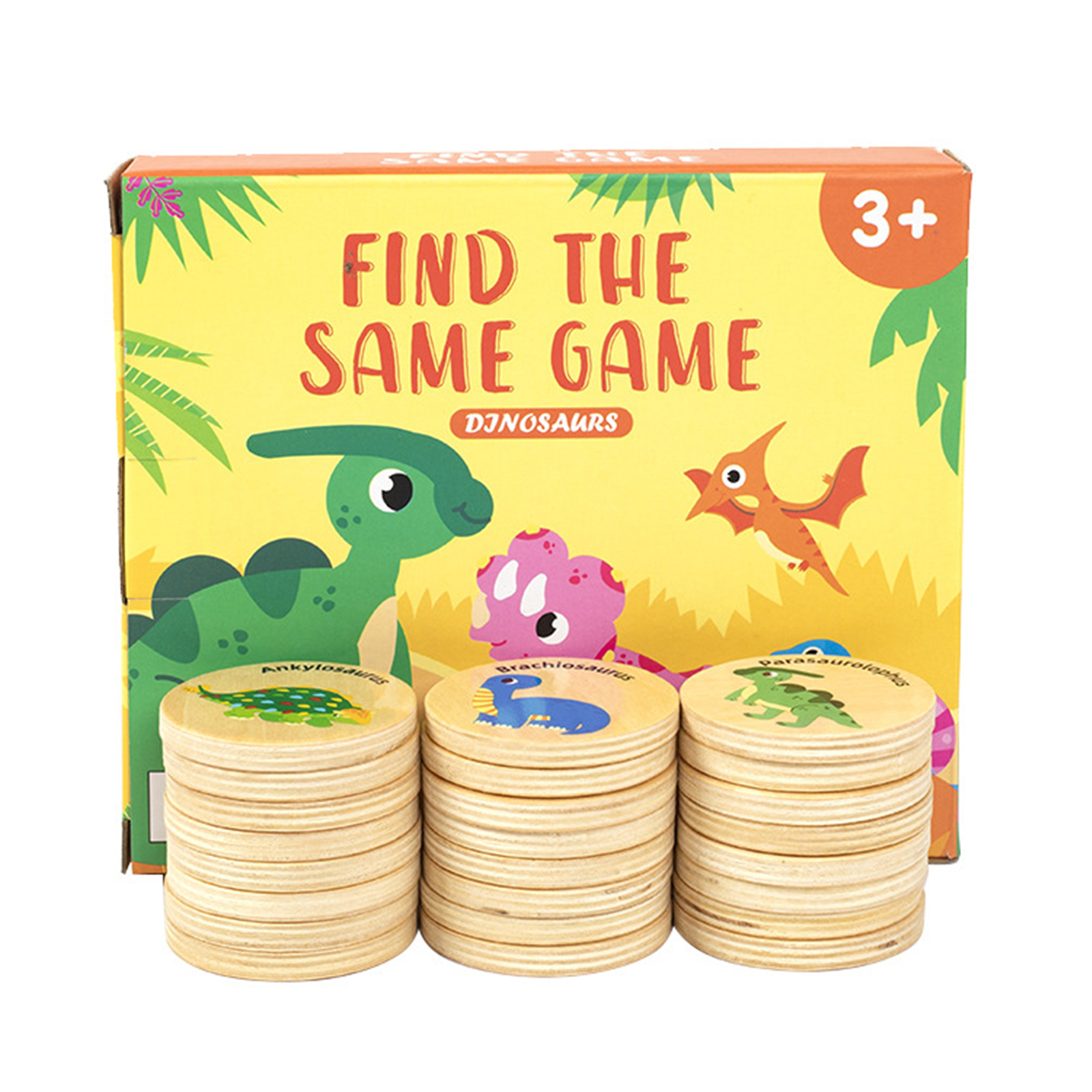 Dinosaur Memory Game Card Matching Game Board Memory Match Game for ...