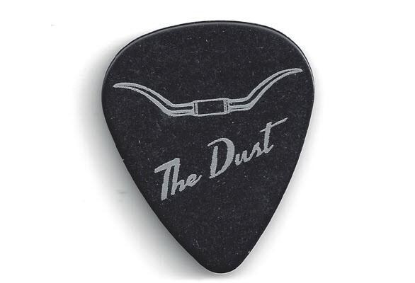 ZZ Top Dusty Hill RIP Guitar Pick 2012 La Futura Concert Tour Issued ...
