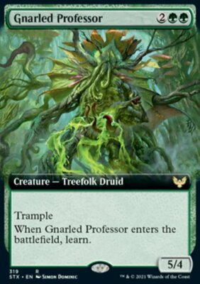 Magic the Gathering MTG Gnarled Professor (319) Strixhaven School of ...