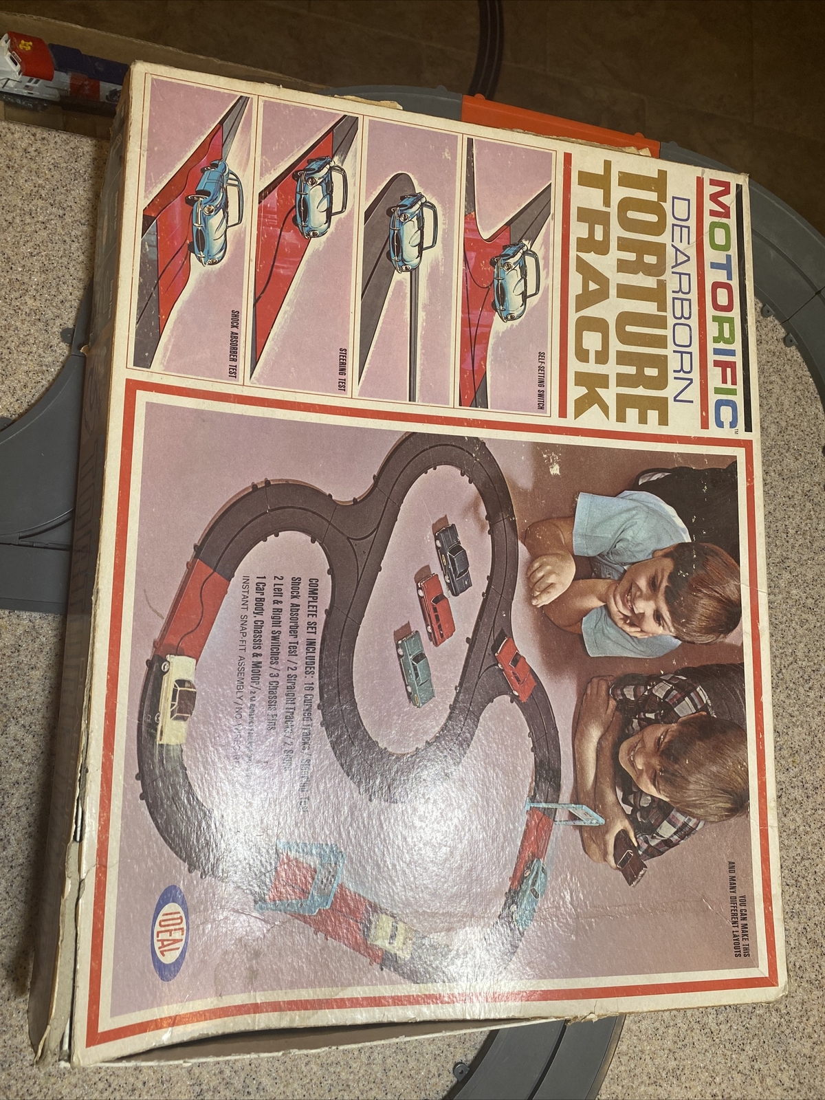 Ideal 1965 Motorific Torture Track Accessory Set | eBay