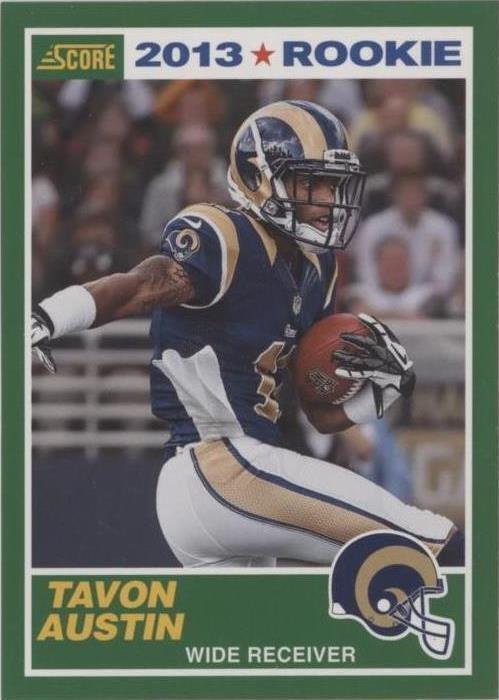 2013 Score - 1989 Design Rookies Tavon Austin #1 (RC) for sale online ...