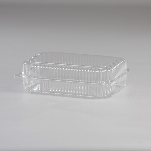 OPS Plastic Medium Clear Food Container 8.5" L x 5.9" W x 2.75" | 350 ...