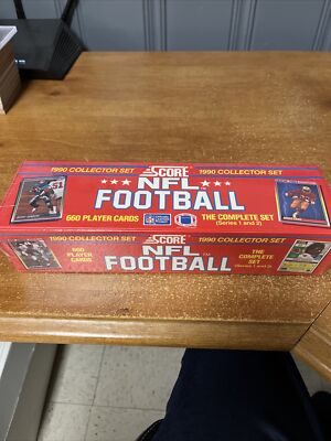 1990 Score NFL Football 660 Card Set Complete (Series 1 + 2) Factory ...