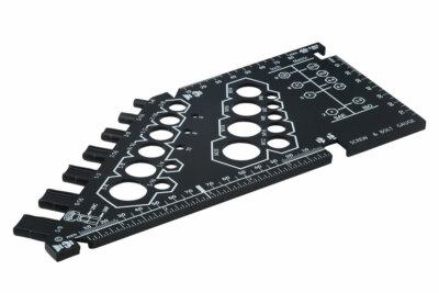 Easy to Read - Nut Bolt & Screw Measuring Gauge Tool UNC UNF Metric ...