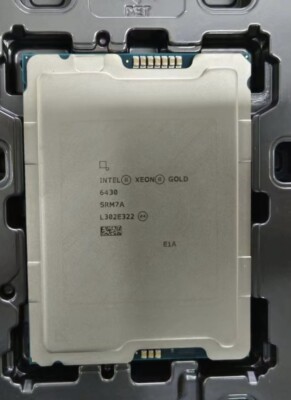 Intel Xeon Gold 6430 QS CPU 32C/64T LGA4677 Support Gigabyte MS73-HB1 ...