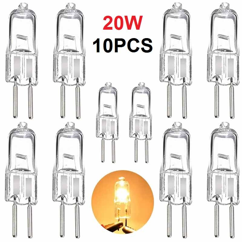 10X G4 Halogen Capsule Light Bulb Replace Bulbs Lamps AC 2Pin - 12V 10W ...
