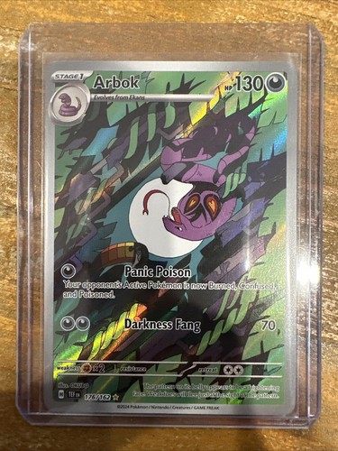 Pokemon TCG Temporal Forces - Arbok 176/162 - Illustration Rare NM/M | eBay