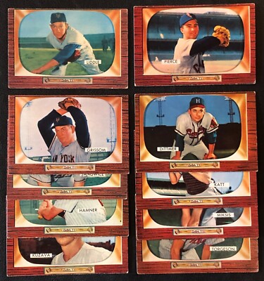 1955 Bowman Baseball Trading Cards Very Good Condition YOU PICK AND ...
