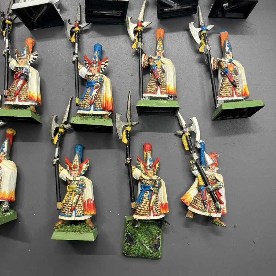 WARHAMMER Hochelfen Phönixgarden 17x Zinn / High Elves Phoenix Guard ...