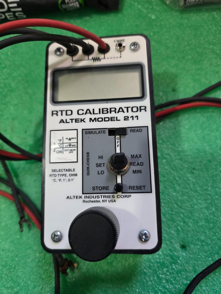 Lot of 2 Altek Model 211 RTD Calibrator | eBay