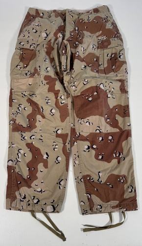 US Military Desert Storm Chocolate Chip Camo Pants Trousers Large ...