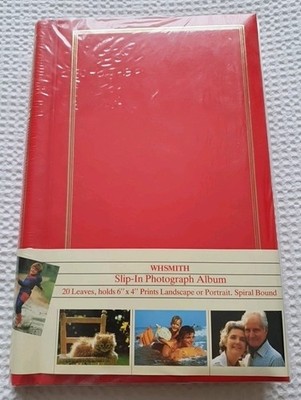 WHSmith Slip-in Photo Album Holds 120 6"x4" Photos | eBay UK