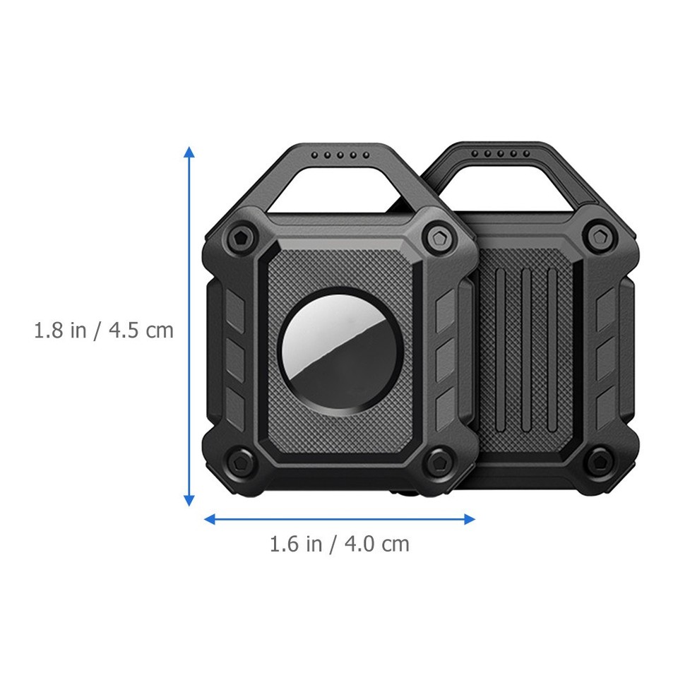 2 Pcs Protective Case Car Key Cover Locator Protector Pet Collar Holder ...