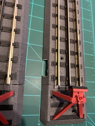 MTH REAL TRAX LIGHTED TRACK BUMPER O GAUGE siding illuminated end 40 ...