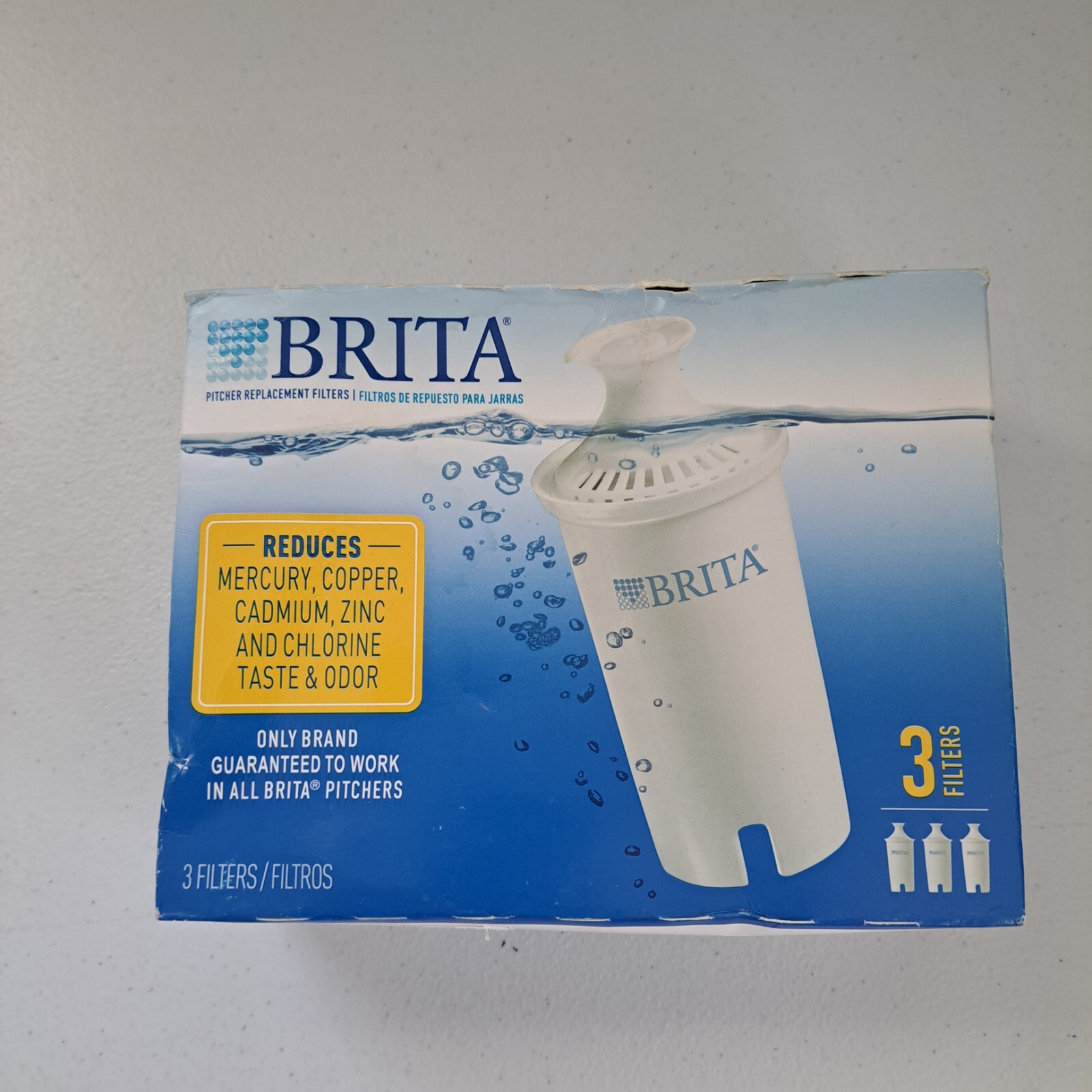Brita 3 Pack Water Pitcher Replacement Filters | eBay