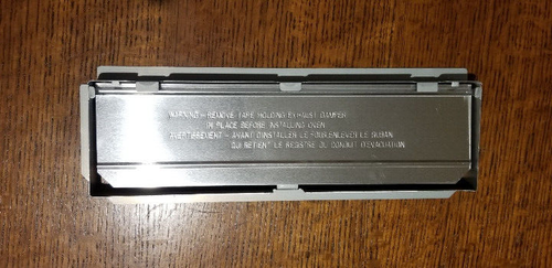 New Genuine OEM Frigidaire Microwave Damper With Door 5304509485 ...