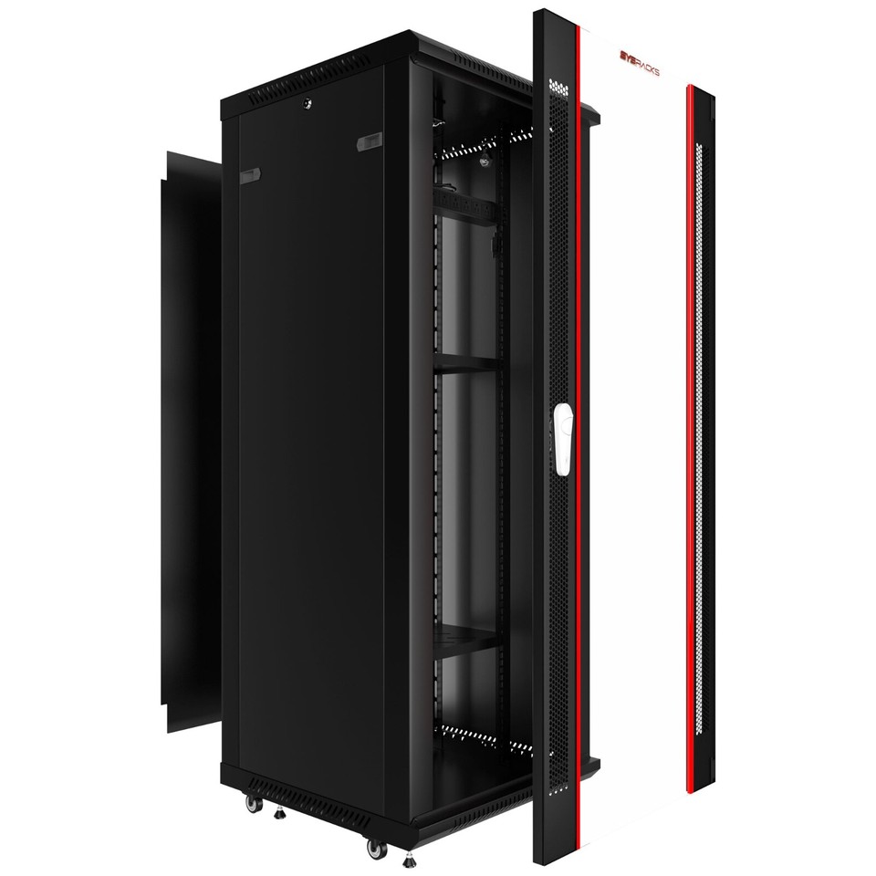 18U Sysracks Wall Mount IT Data Network Server Rack Cabinet Enclosure ...