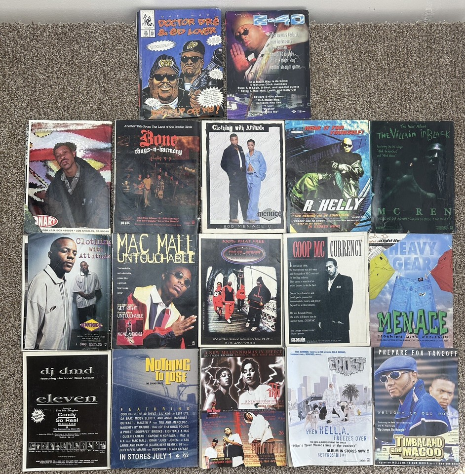 Rap Pages Hip Hop Magazine 1995-1997 Lot Of 17 - Eazy E, The Roots, Etc ...