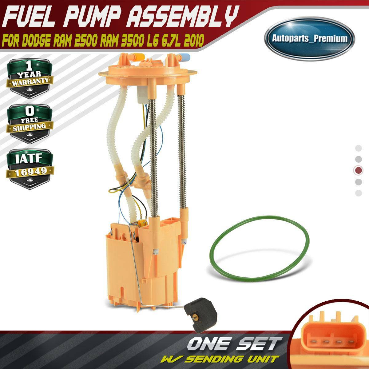 Electric Fuel Pump Module Assembly for Dodge Ram 2500 3500 6.7L 2010 76 ...