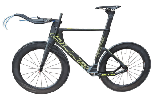 Blue Triad SL Charcoal Time Trial Set Frame Triathlon 57.5CM L Scott ...