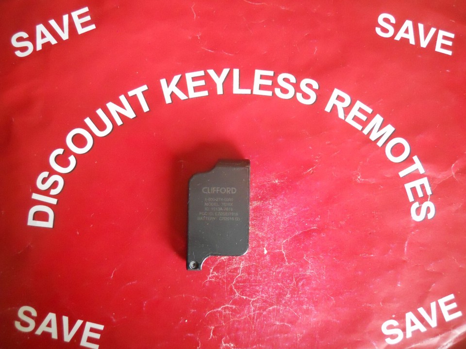 CLIFFORD KEYLESS REMOTE EZSDEI7816 RPN-7816X 1-BUTTON GOOD CONDITION | eBay