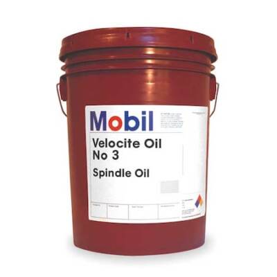 Mobil 103866 Velocite 3, Spindle Oil, Iso Grade 2, Mineral, 5 Gal ...