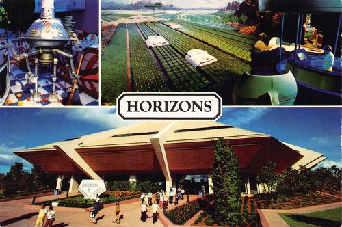 Disneyland Postcards Welcome to Future Horizon on Transportation | eBay