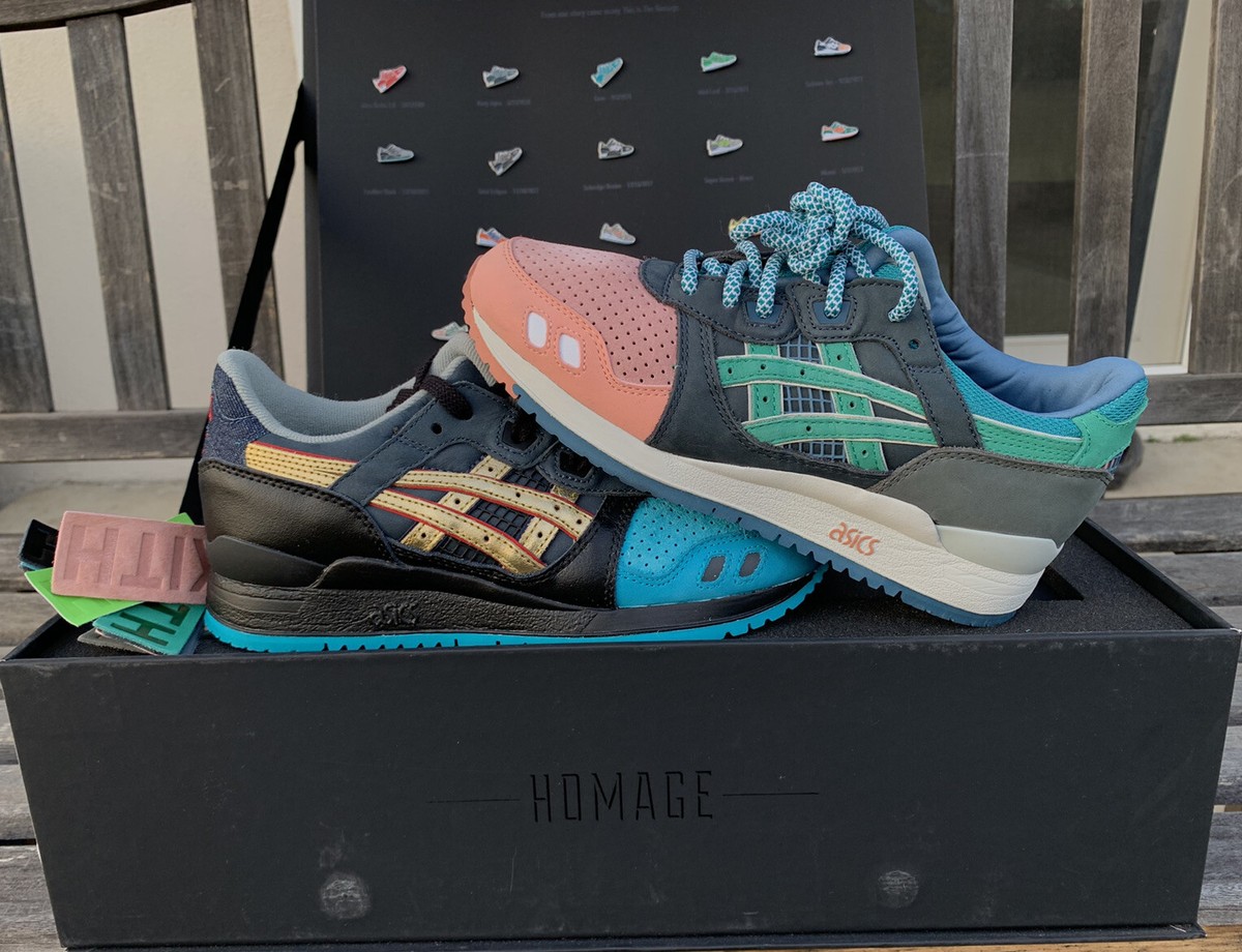 DS Ronnie Fieg x Asics Gel Lyte iii Kith Homage to Home Sz 6 DS Ronnie Fieg x Asics Gel Lyte iii Kith Homage to Home Sz 6