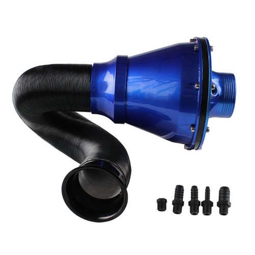 Blue New Universal Apollo Cold Air Intake Induction Kit With Air Box ...