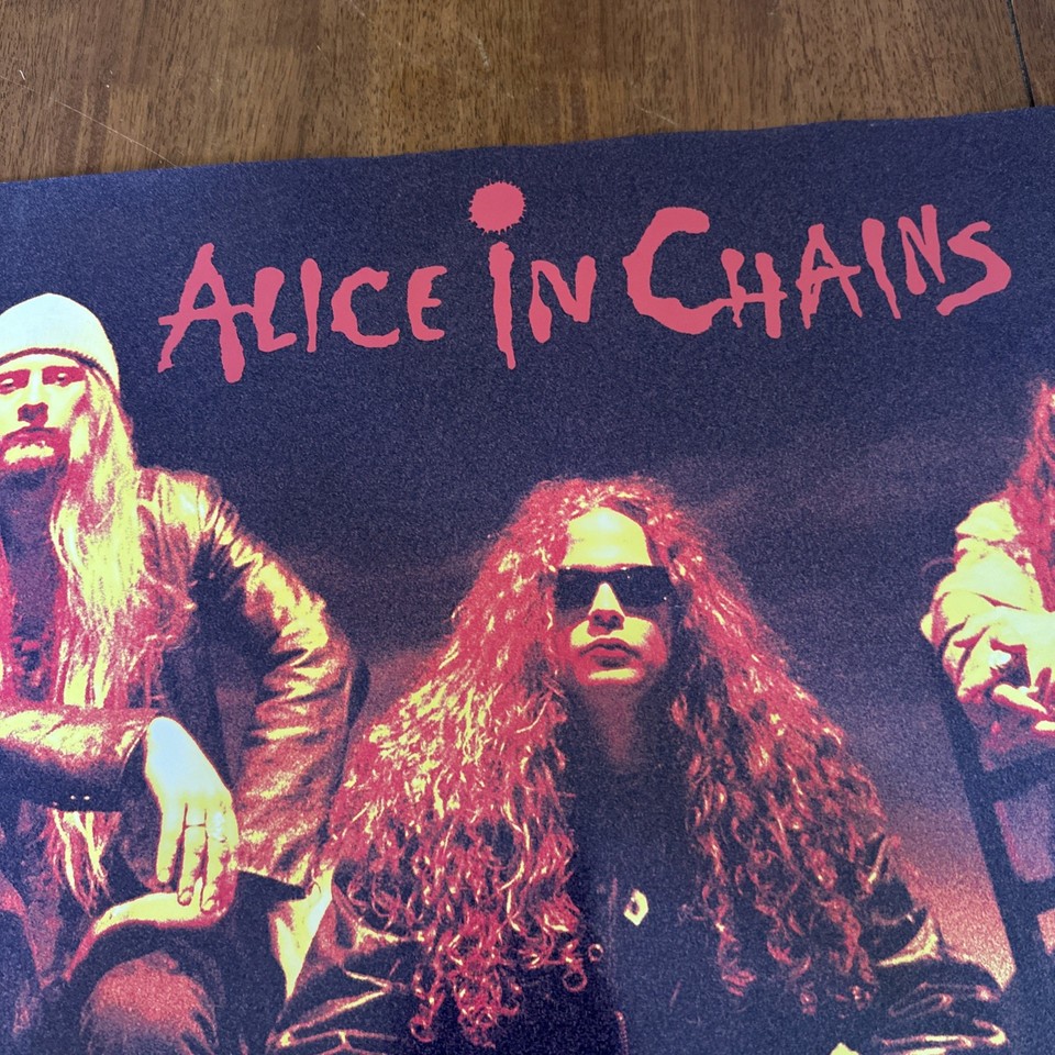Rare Alice In Chains Poster “Group” 36” X 24” Mad Season Nirvana ...