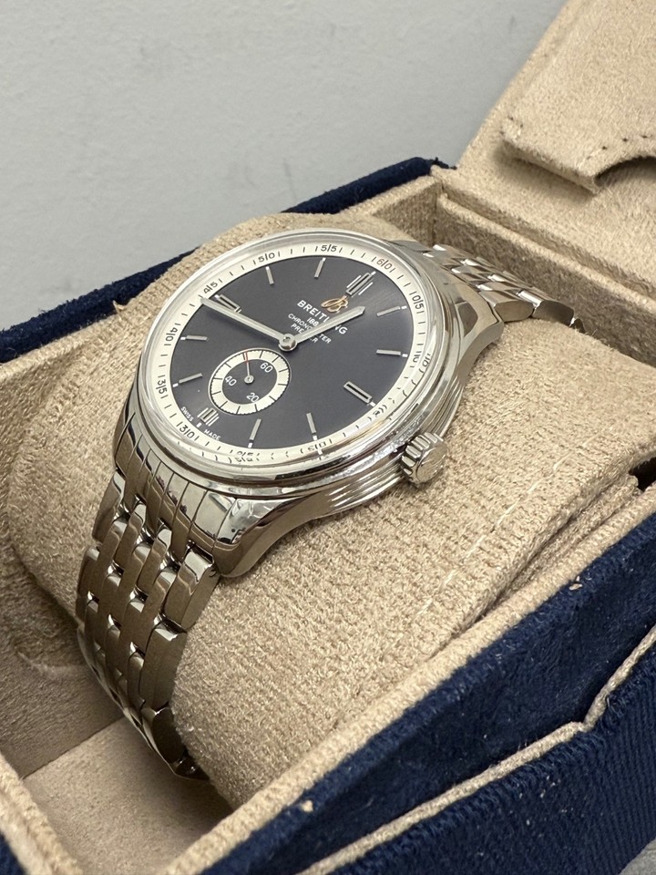 Breitling Premier Automatic Steel 40mm Steel Bracelet Men's Watch ...