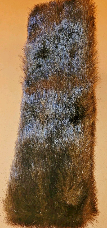 Donna Salyers Fabulous Furs Sable Fox Faux Fur Scarf Headband Wrap Soft ...