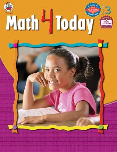 MATH 4 TODAY, GRADE 3 By Donna Pearson *Excellent Condition ...