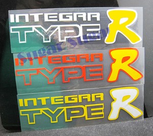 INTEGRA TYPE R Hi Visibility Reflective Car Sticker Decal | eBay