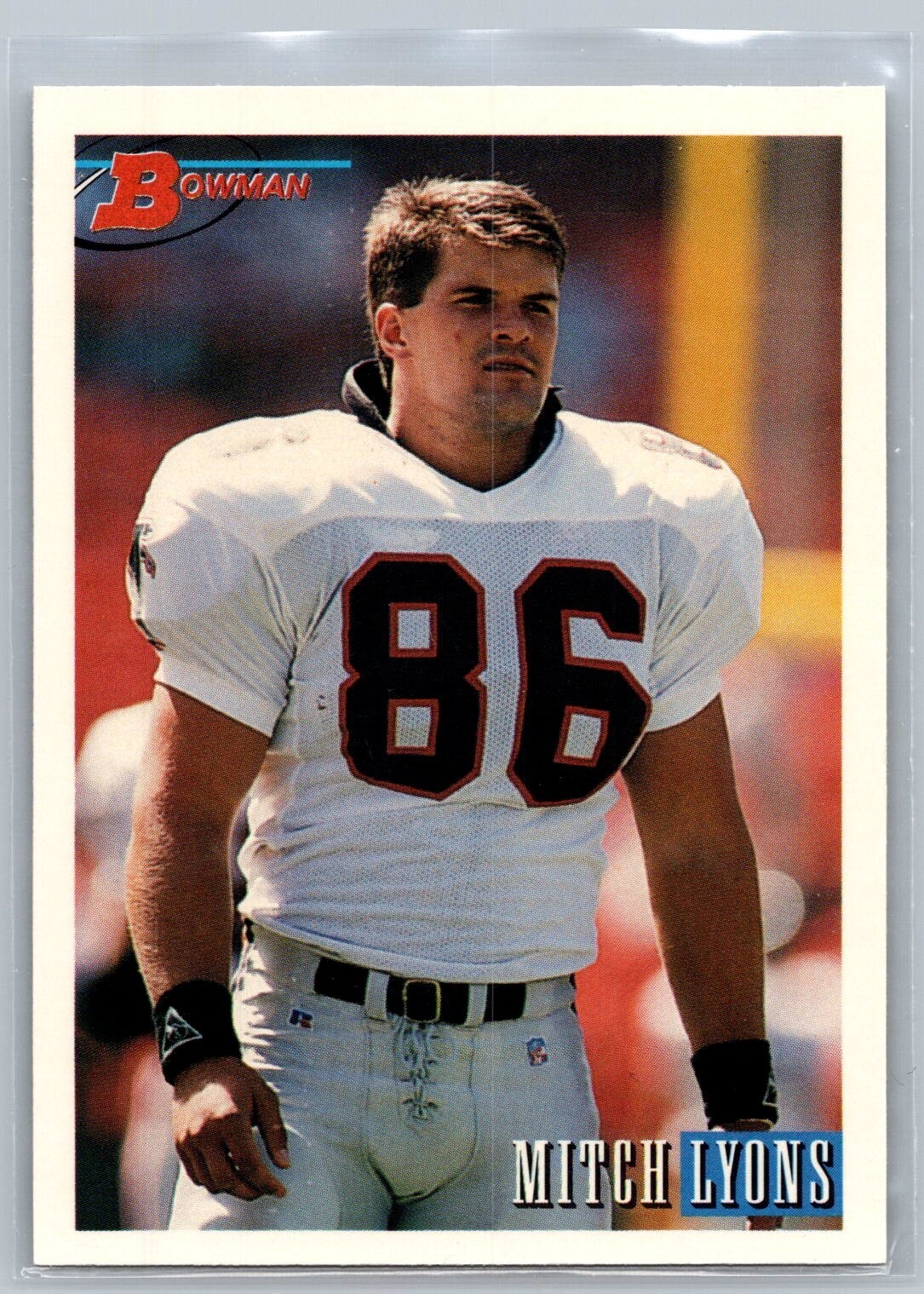 1993 TOPPS BOWMAN CARD # 416 Mitch Lyons - Atlanta Falcons | eBay