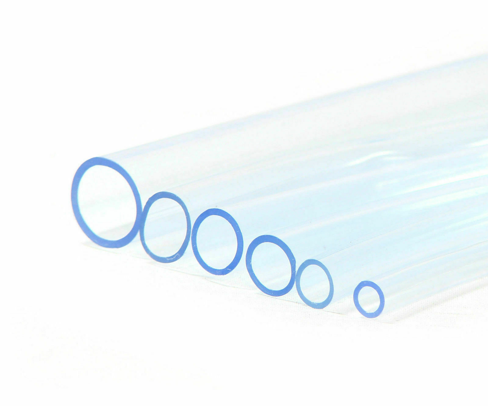 PVC CLEAR TRANSPARENT TUBE UNREINFORCED FLEXIBLE HOSE PIPE AIR WATER ...