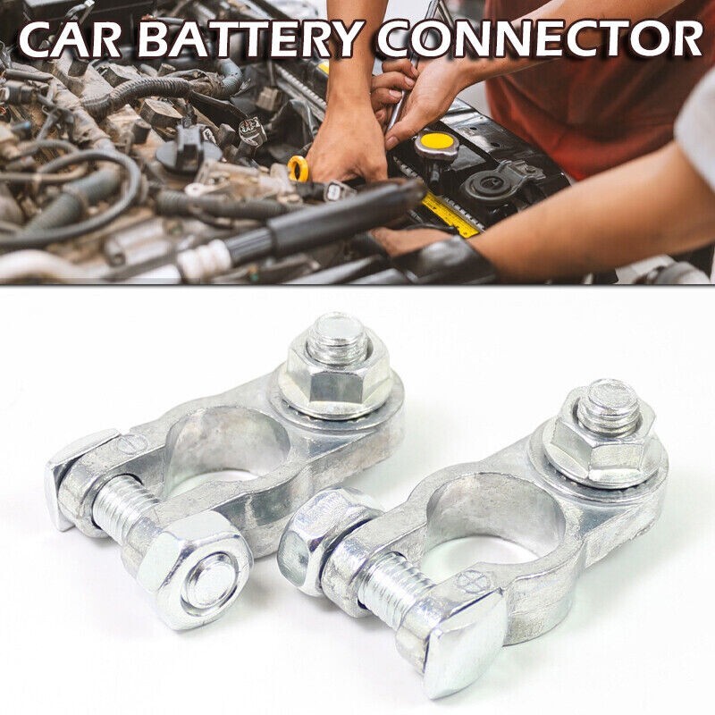 5 x SETS OF 2 TERMINALS 10 PIECE TIN PLATED SOLID BRASS BATTERY ...